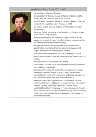 Early sixteenth century poetry- the Tudor | PDF