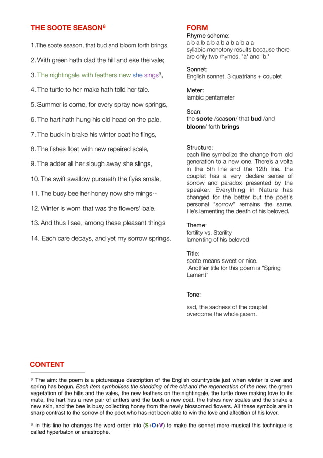 Early sixteenth century poetry- the Tudor | PDF