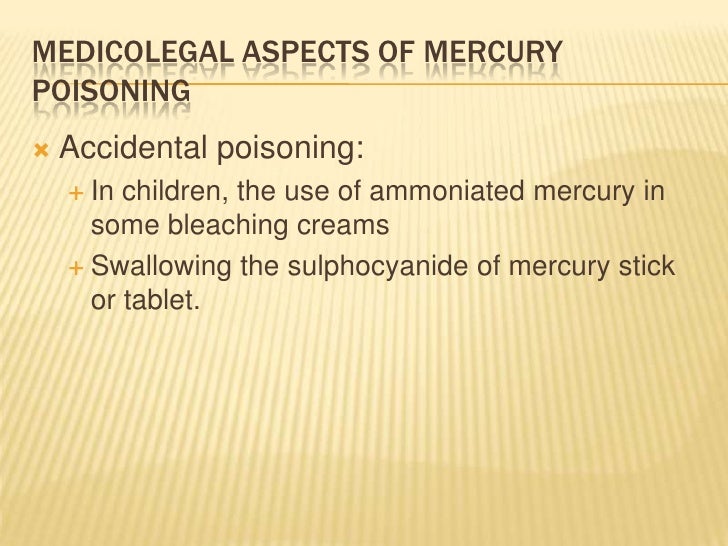 Mercury Poisoning