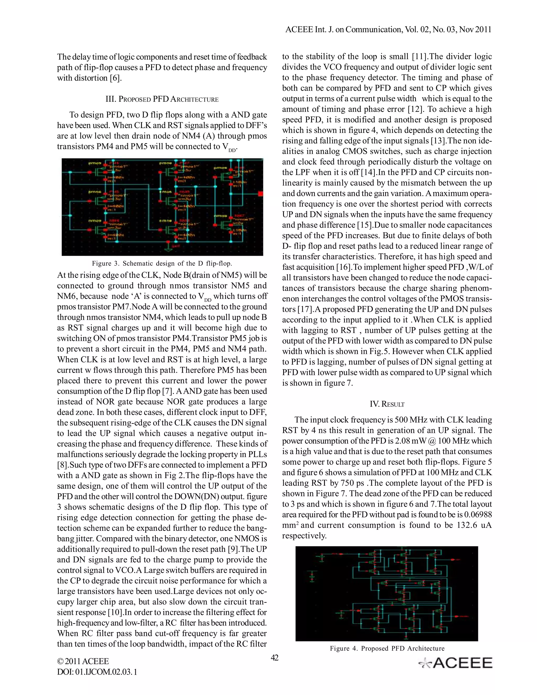 An Area Efficient, High Performance, Low Dead Zone, Phase Frequency Detector in 180 nm CMOS ...