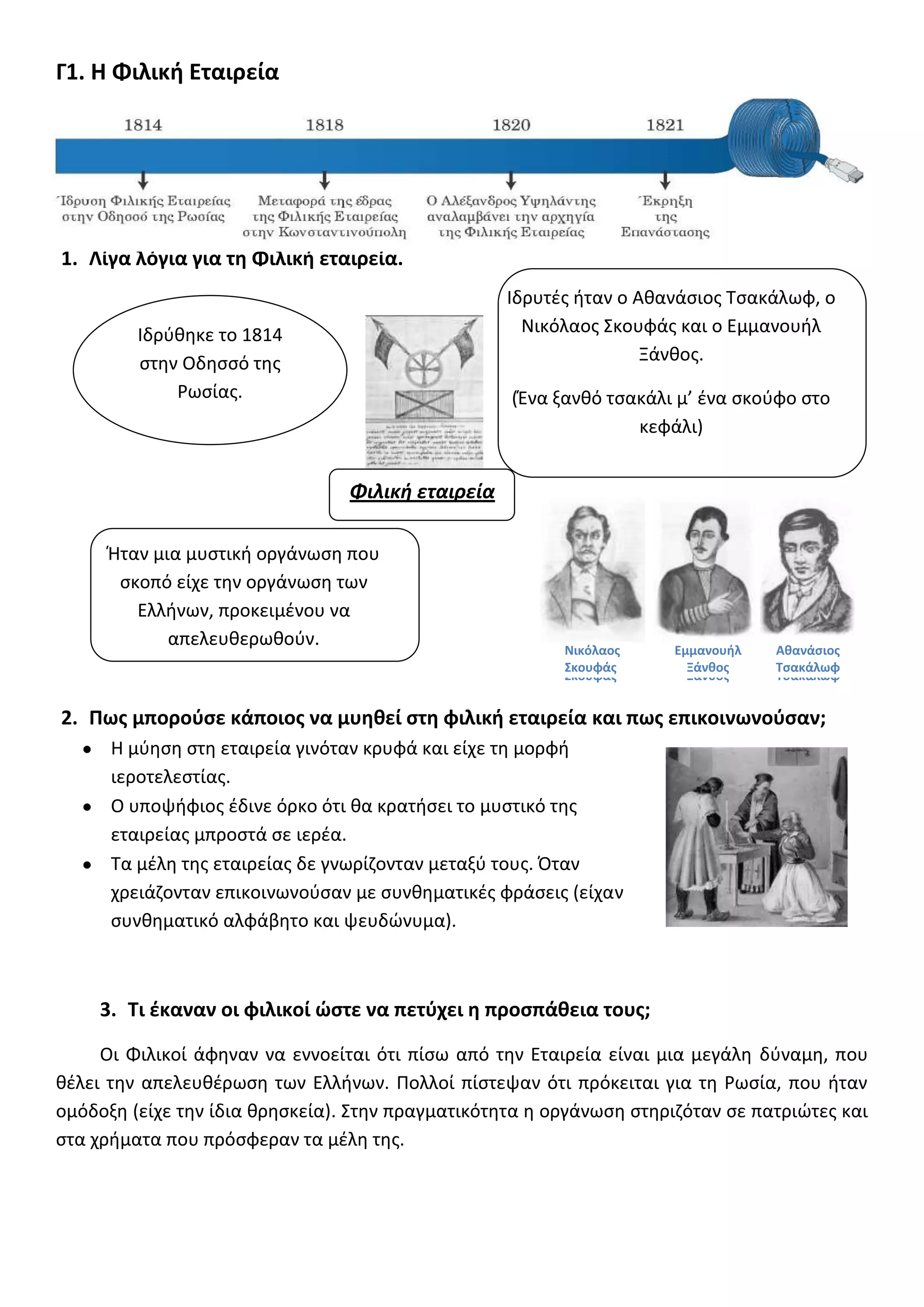 Γ1. Η φιλική εταιρεία | DOCX