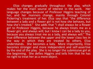 Pygmalion: Analysis | PPT