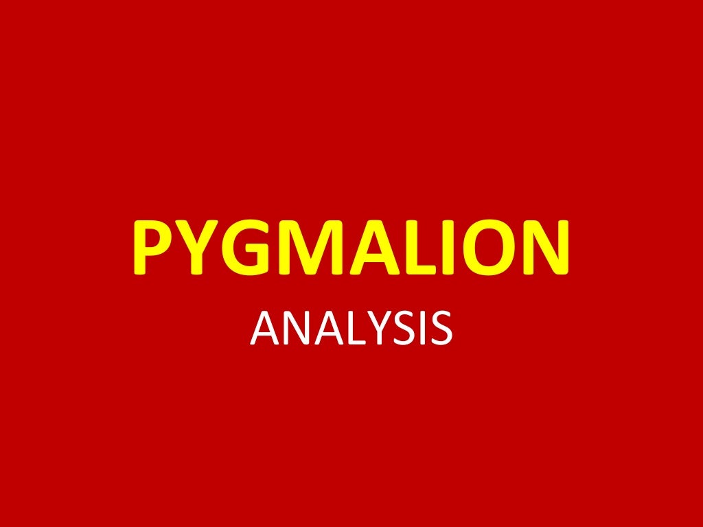pygmalion-analysis