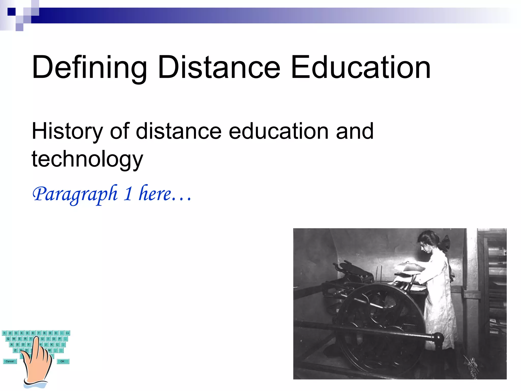 Distance Education | PPT