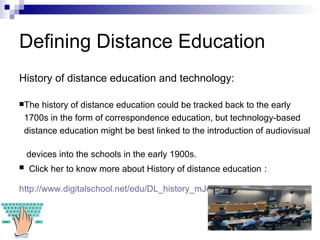Distance Education | PPT