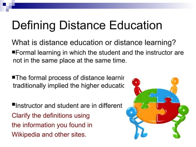 Distance Education | PPT | Online Education | Education