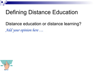 Distance Education | PPT
