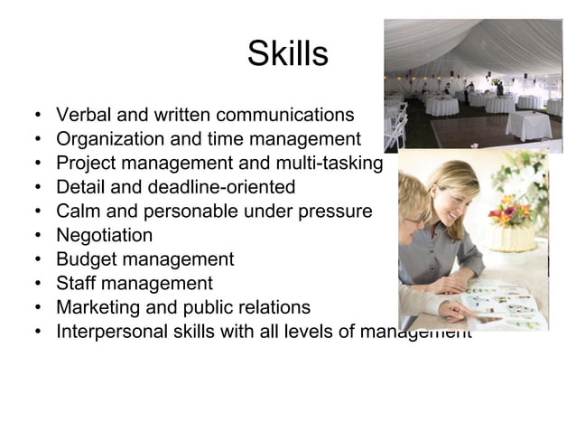 1 12 Event Planner Career | PPT