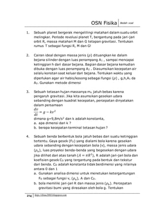 1-12 osn fisika (soal) | DOCX