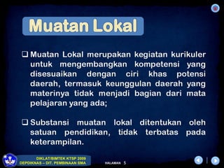 PENGEMBANGAN MUATAN LOKAL | PPT