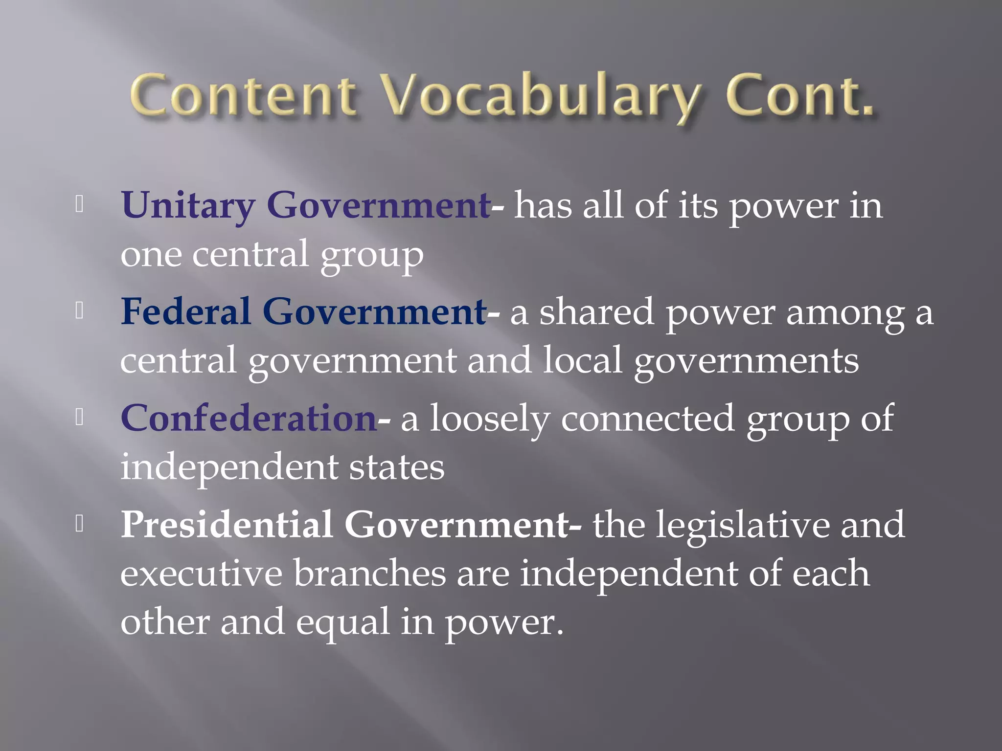 1 1,2 principles of government power point version 2 | PPT