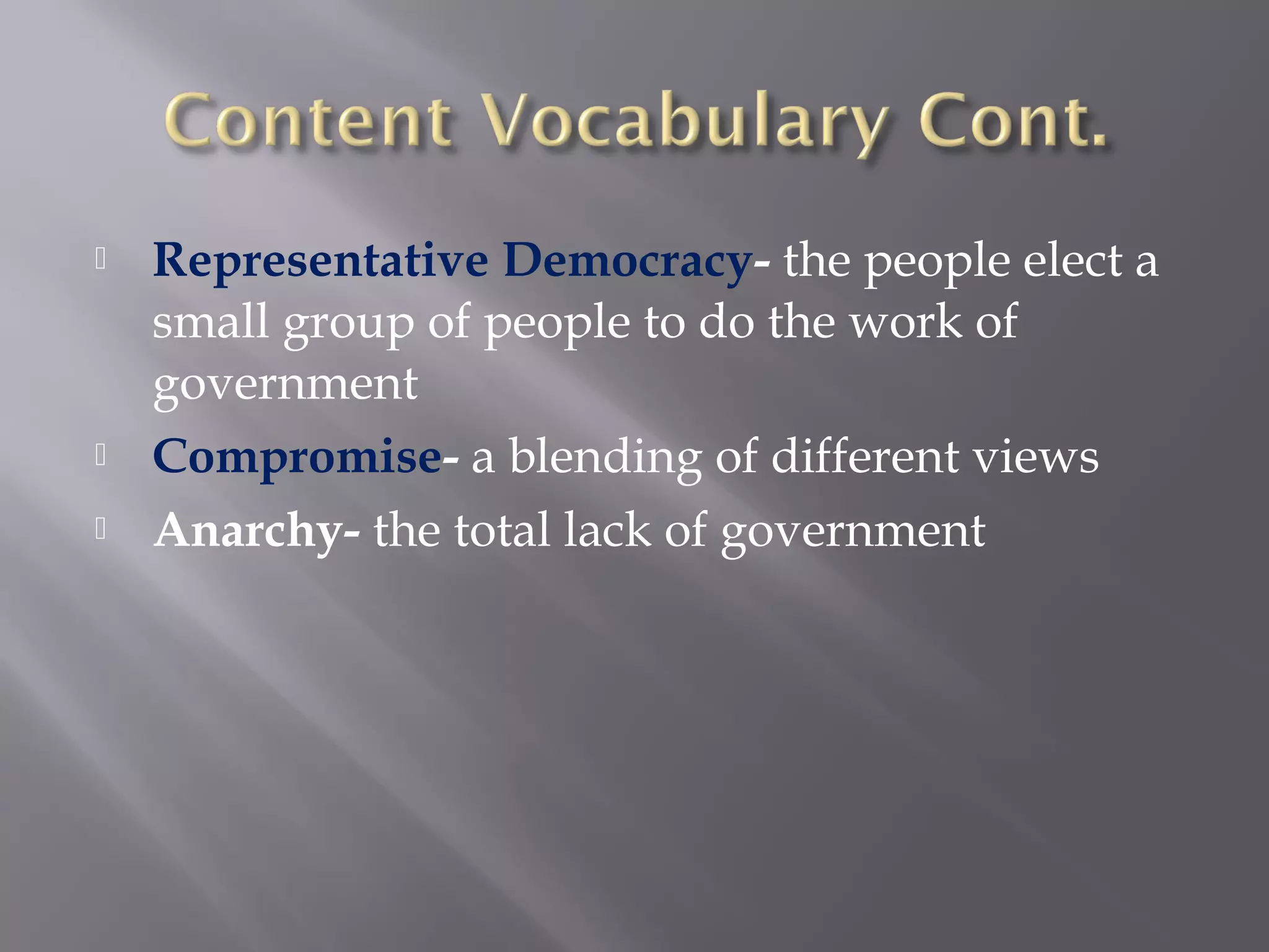 1 1,2 principles of government power point version 2 | PPT