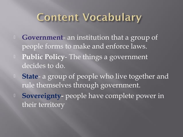 1 1,2 principles of government power point version 2 | PPT