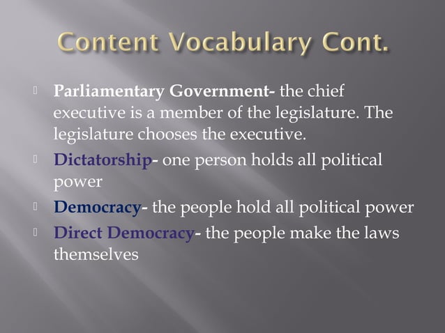 1 1,2 principles of government power point version 2 | PPT