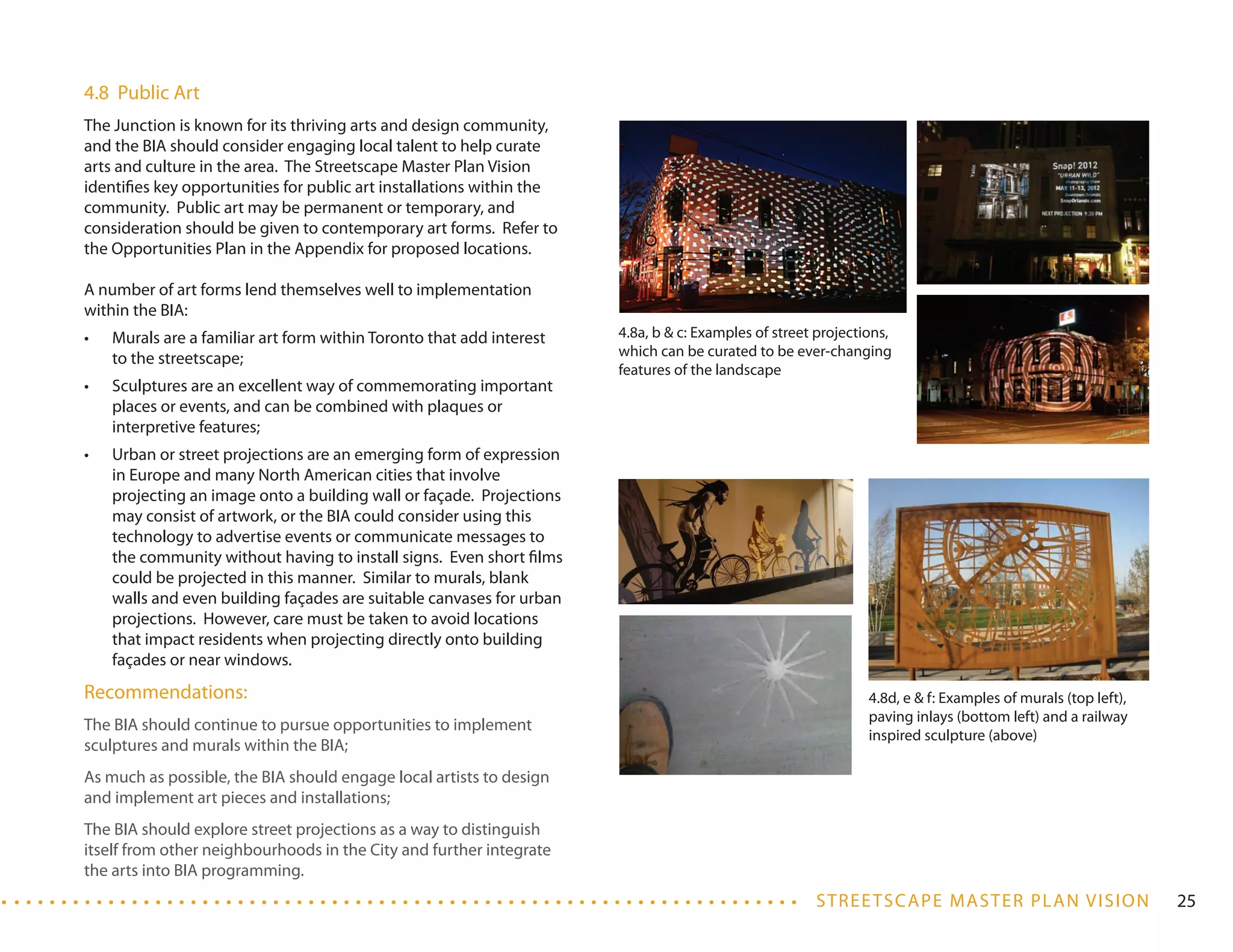 The Junction BIA streetscape master plan vision document | PDF