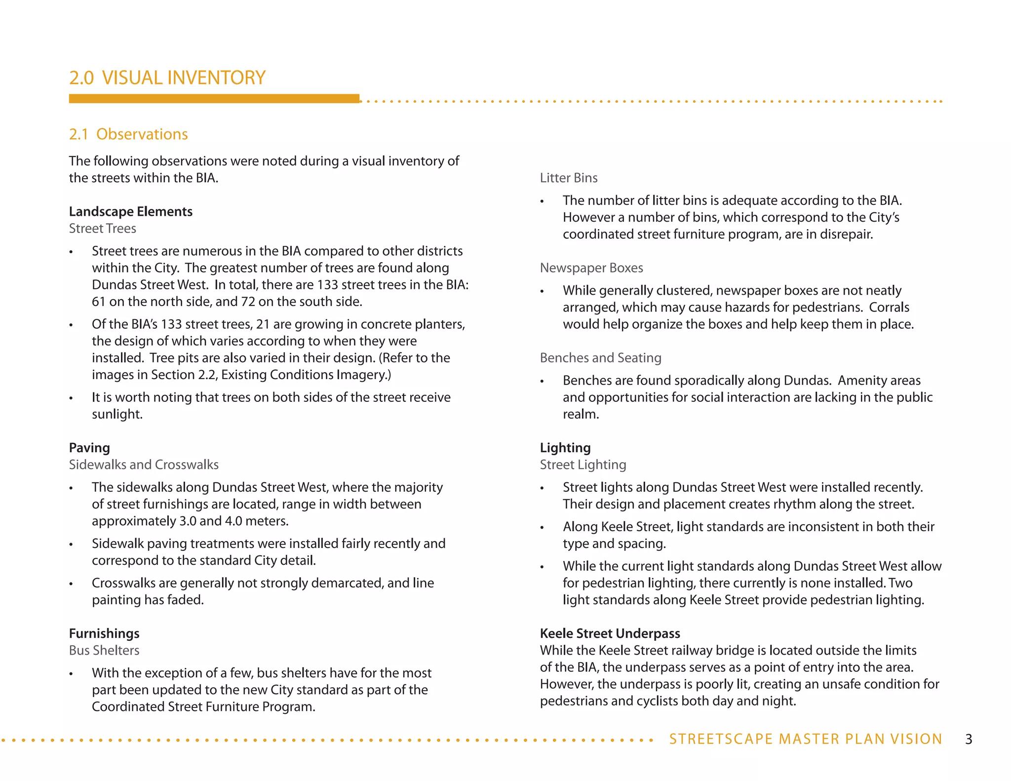 The Junction BIA streetscape master plan vision document | PDF