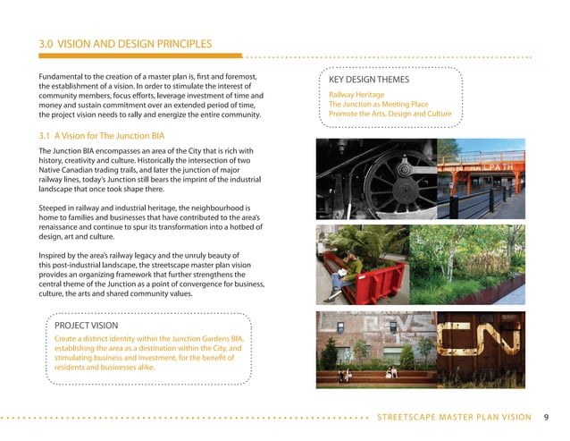 The Junction BIA streetscape master plan vision document | PDF