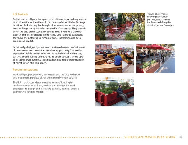 The Junction BIA streetscape master plan vision document | PDF