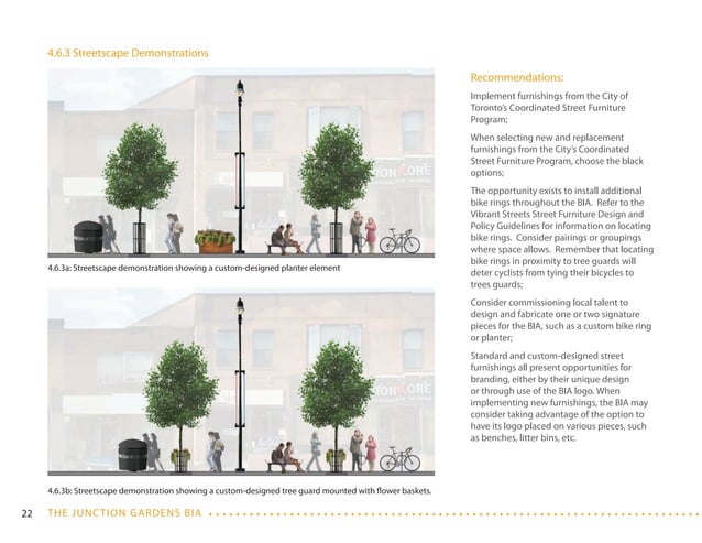 The Junction BIA streetscape master plan vision document | PDF
