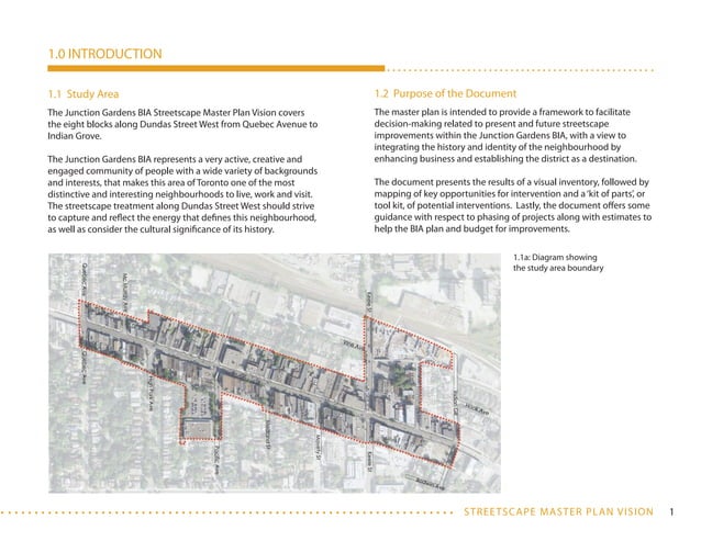 The Junction BIA streetscape master plan vision document | PDF