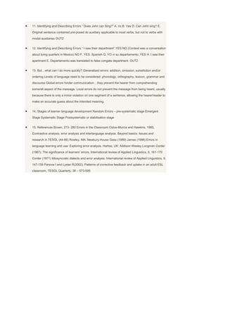 Error corrrection | DOCX