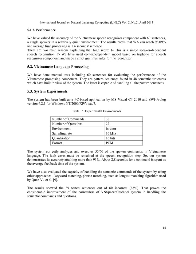 SEMANTIC PROCESSING MECHANISM FOR LISTENING AND COMPREHENSION IN VNSCALENDAR SYSTEM | PDF