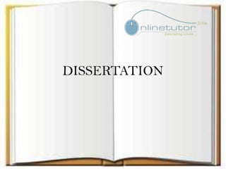 What is Dissertation | PPTX | Postgraduate Education | College Education
