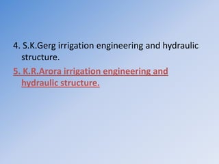 Irrigation Engineering | PPTX
