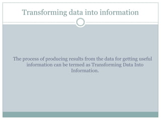 1.Data information | PPT