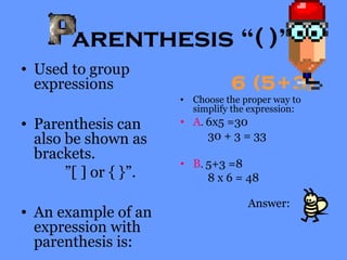 1.2 order of operations lesson | PPT
