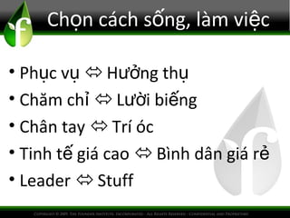 Vision Values - Nguyễn Ngọc Điệp (CEO Vật Giá) | PPT