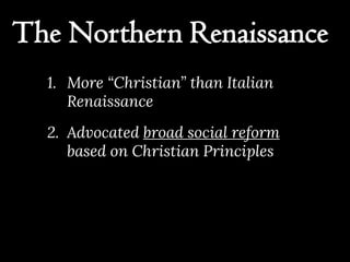 Northern Renaissance and New Monarchs (AP Euro) | PPTX