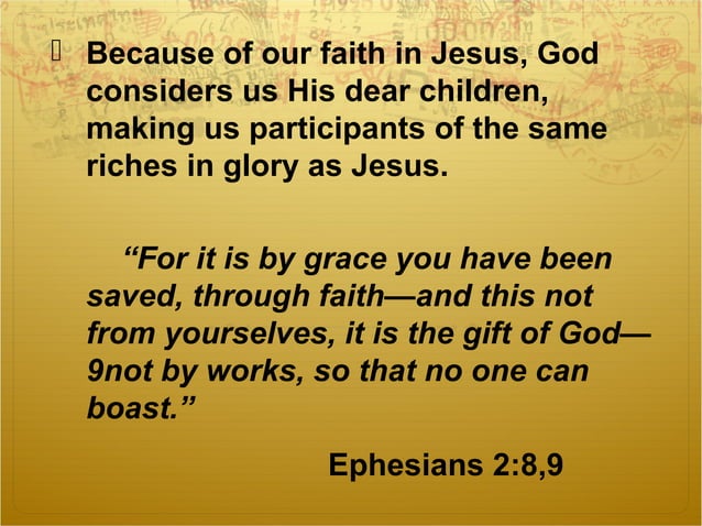 Pre Encounter Lesson 1: Four Wonderful Opportunities | PPT ...