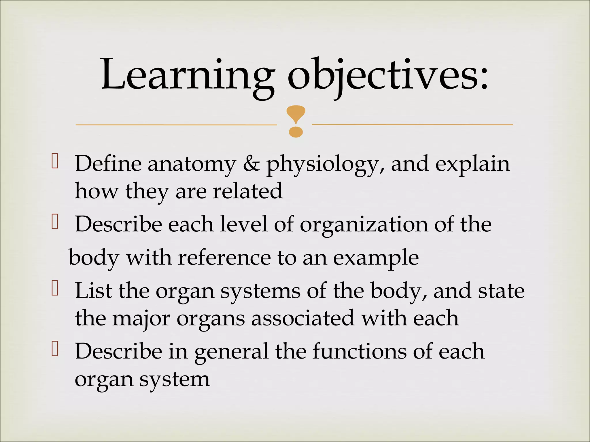 1. basic human physiology | PPT