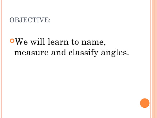 1.4 measure and classify angles | PPT