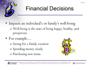1.02 factors affecting financial decisions burns | PPTX