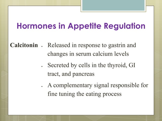 Appetite regulation | PPTX