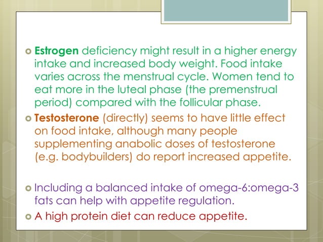 Appetite regulation | PPTX
