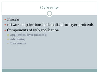 application layer protocols | PPT