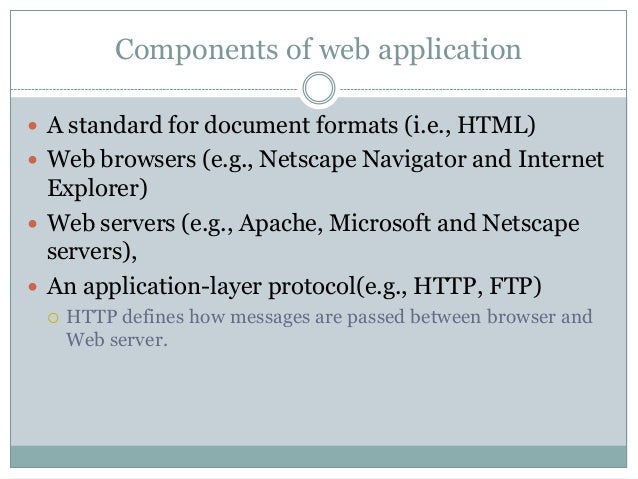 application layer protocols