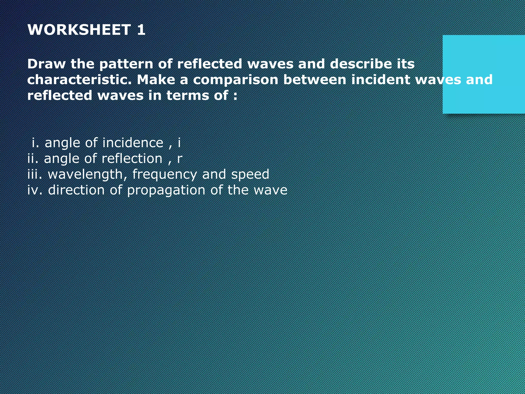 1.2 reflection of waves | PPT