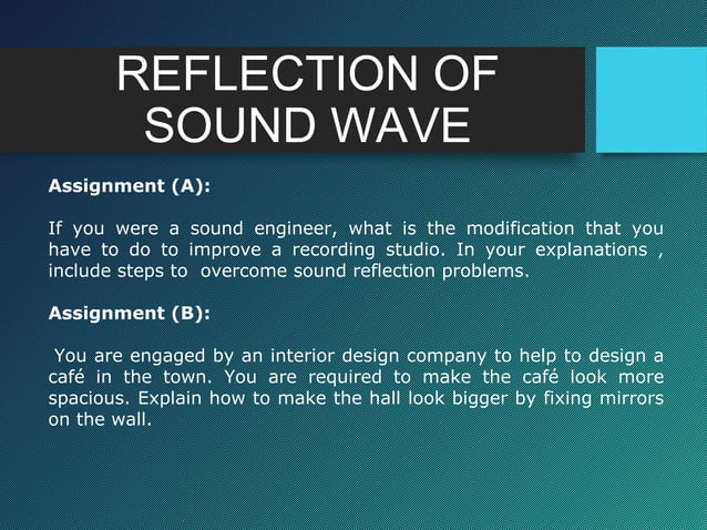 1.2 reflection of waves | PPT