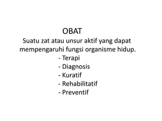 1. pengantar farmakologi | PPTX