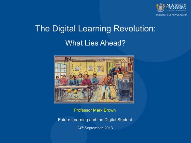 The Digital Learning Revolution: What Lies Ahead? (v.2) | PPTX