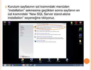 SQL Server 2008 Express & SQL Server Management Studio Kurulumu | PPT