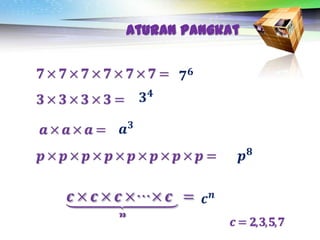 Aturan pangkat | PPT
