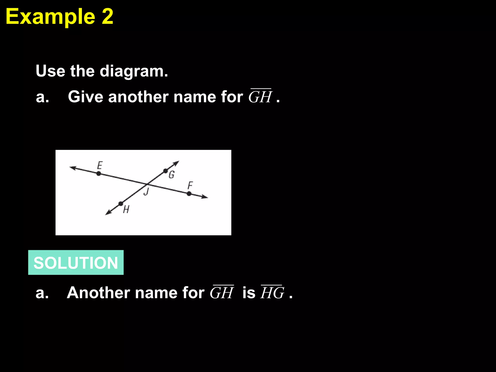 1.1 identify points, lines, and planes | PPTX