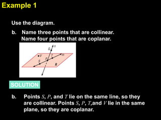 1.1 identify points, lines, and planes | PPTX | Air Travel | Travel Type