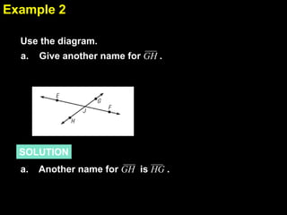1.1 identify points, lines, and planes | PPTX | Air Travel | Travel Type