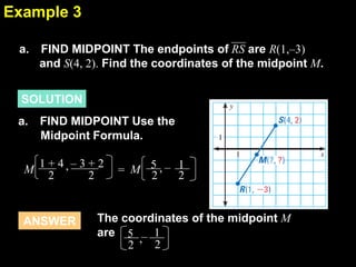 1.3 use midpoint and distance formulas | PPTX | Skateboarding | Extreme ...